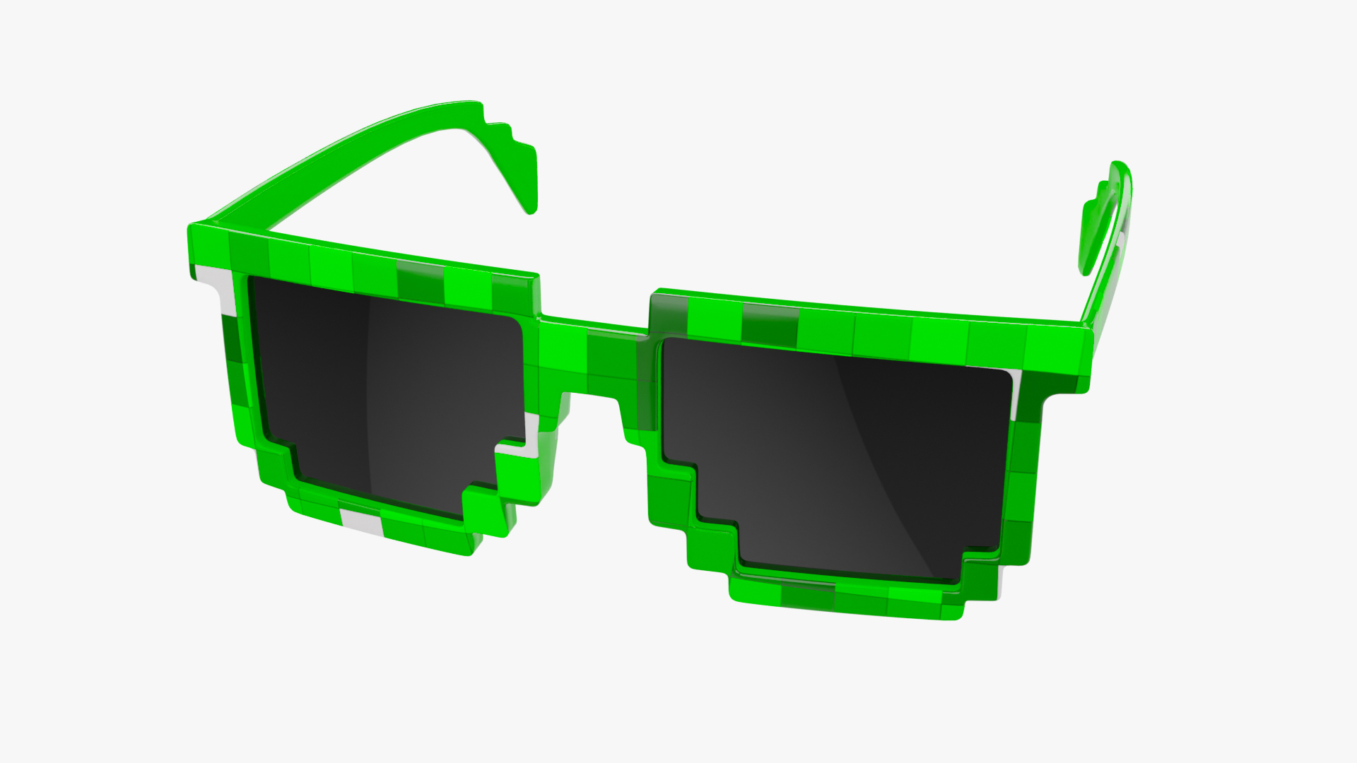 3D Pixel Style Sunglasses Model - TurboSquid 1960193
