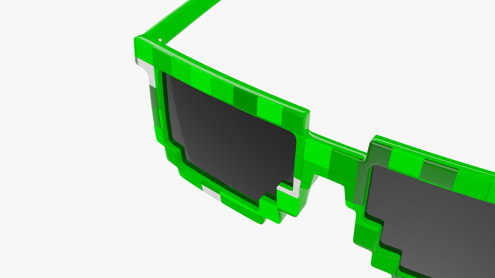 3D Pixel Style Sunglasses Model - TurboSquid 1960193