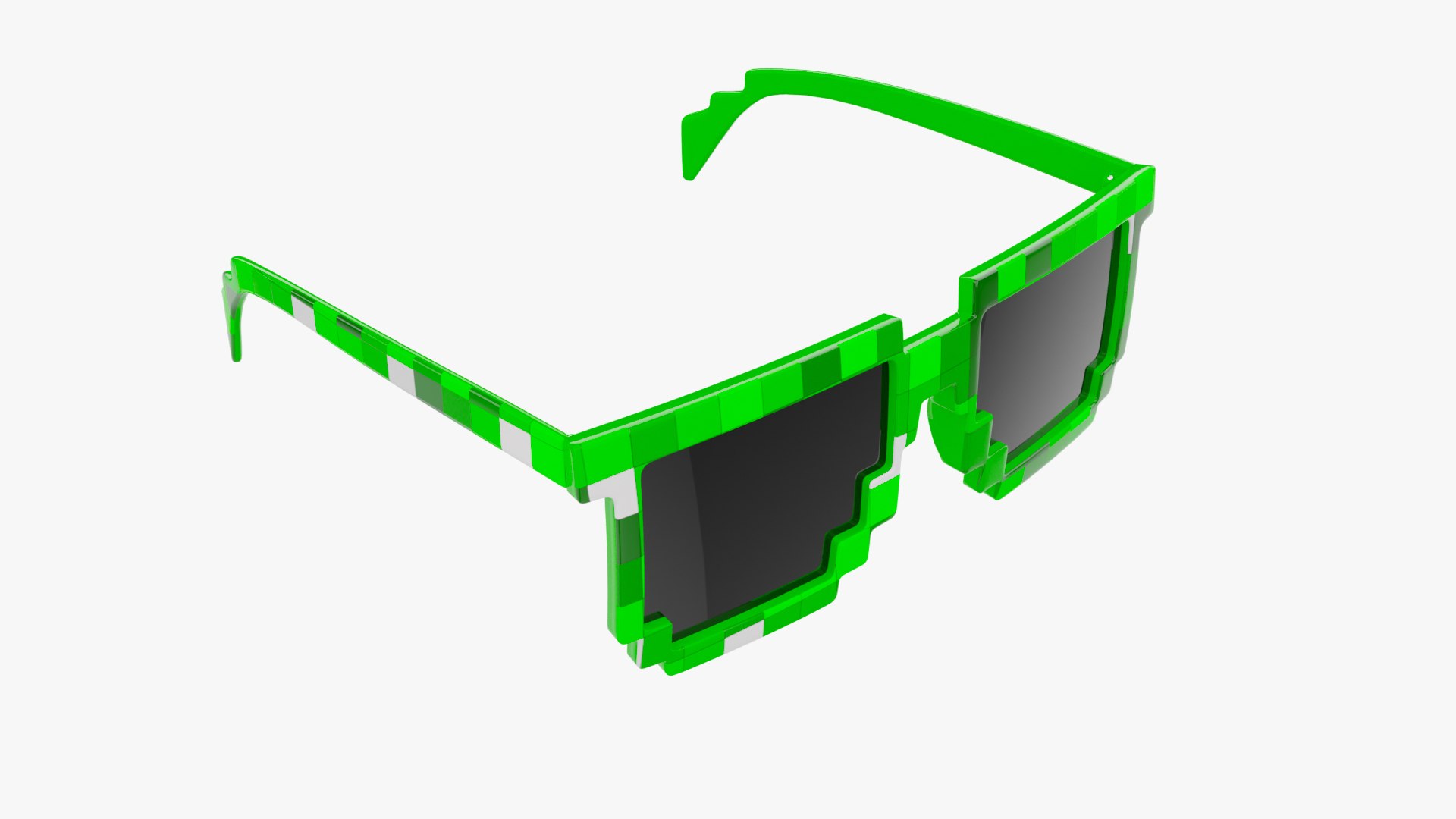 3D Pixel Style Sunglasses Model - TurboSquid 1960193