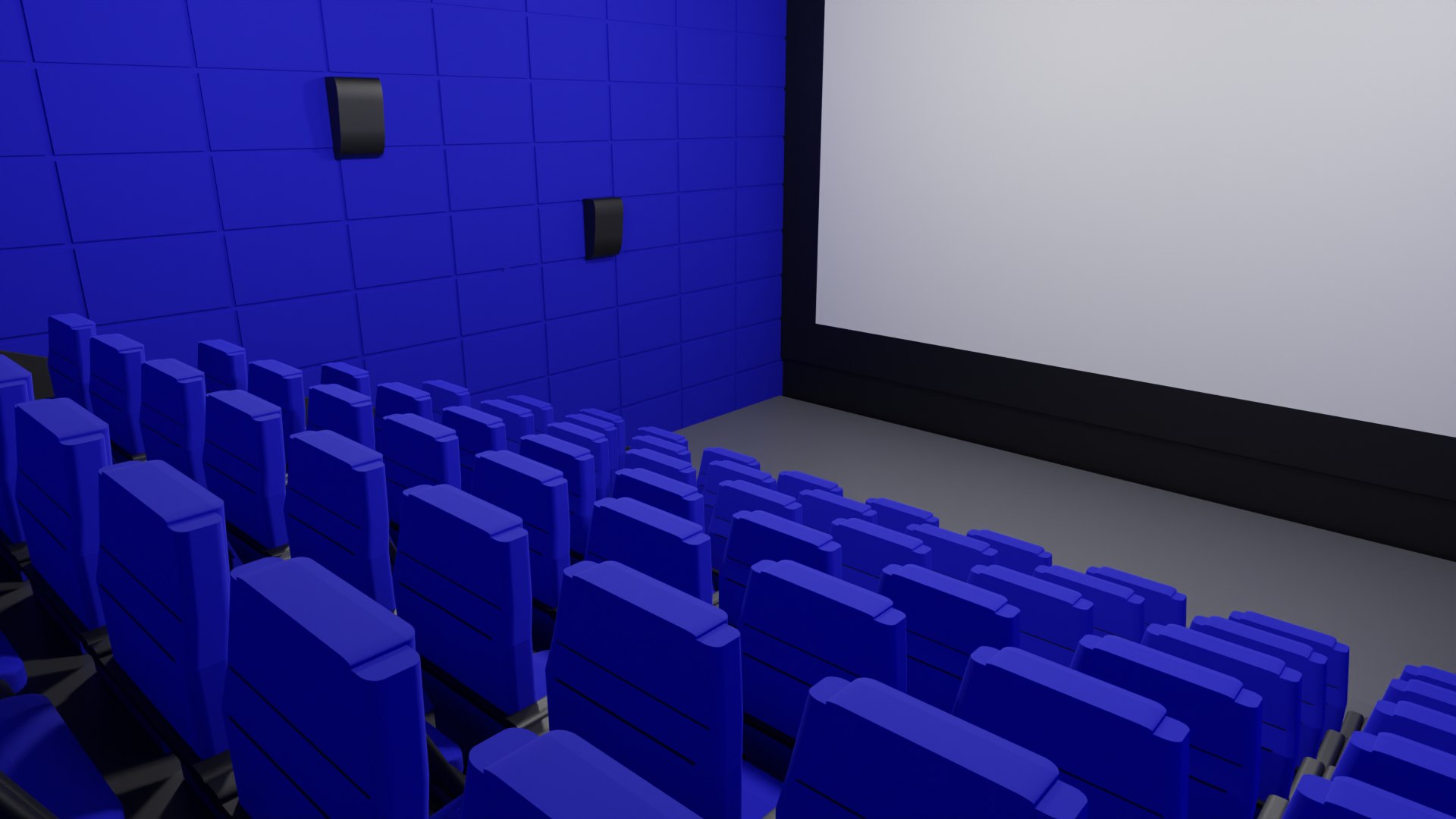 3D Cinema Model - TurboSquid 1924134