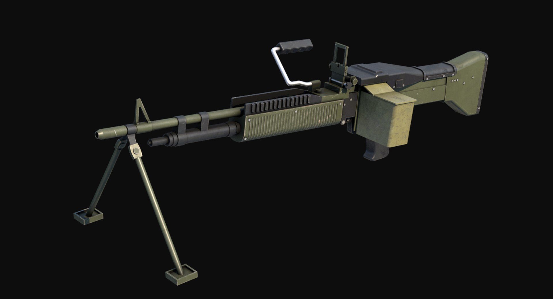 M60 Machine Gun Games Obj