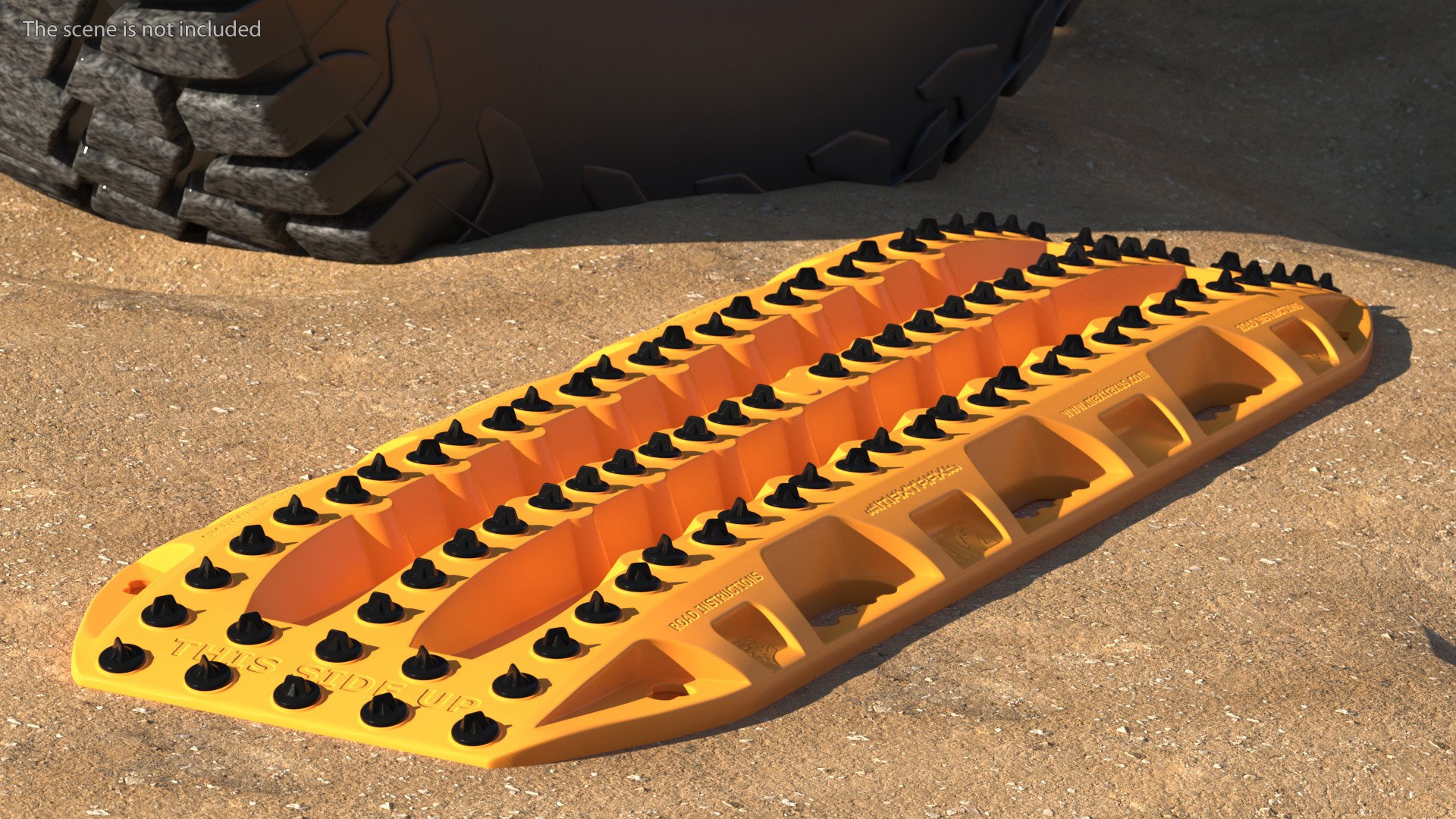 Off Road Recovery Board Orange 3D - TurboSquid 1980955