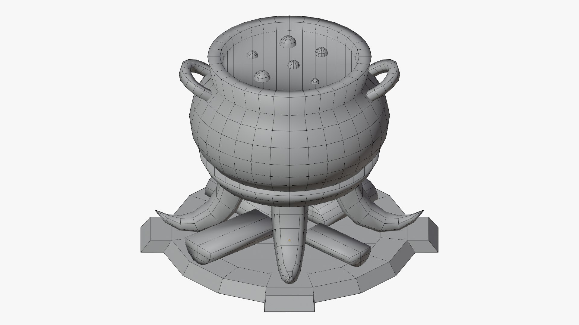 3D Model Wizards Cauldron Paint - TurboSquid 1601927