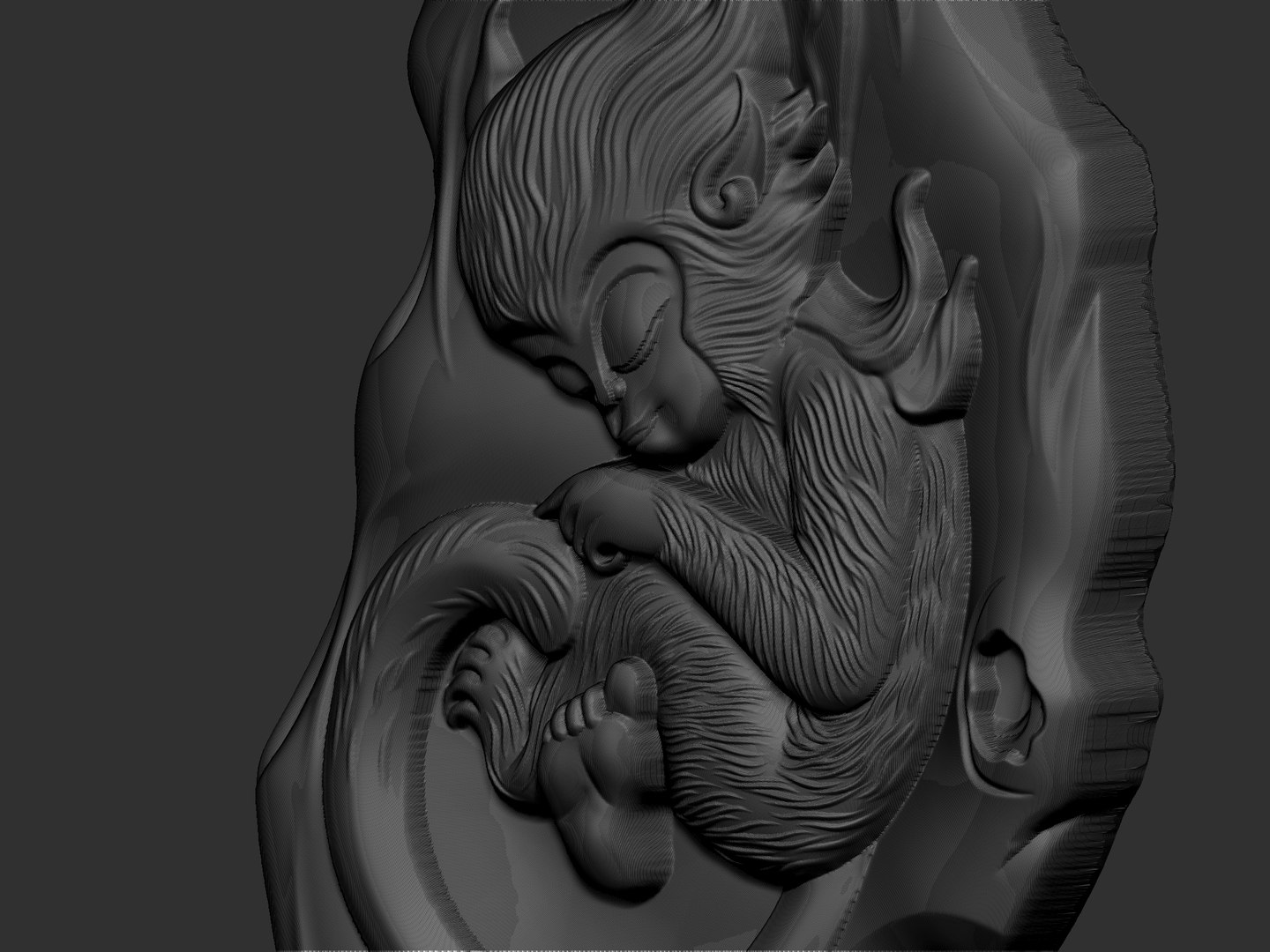 Little Monkey 3D Model - TurboSquid 2040371