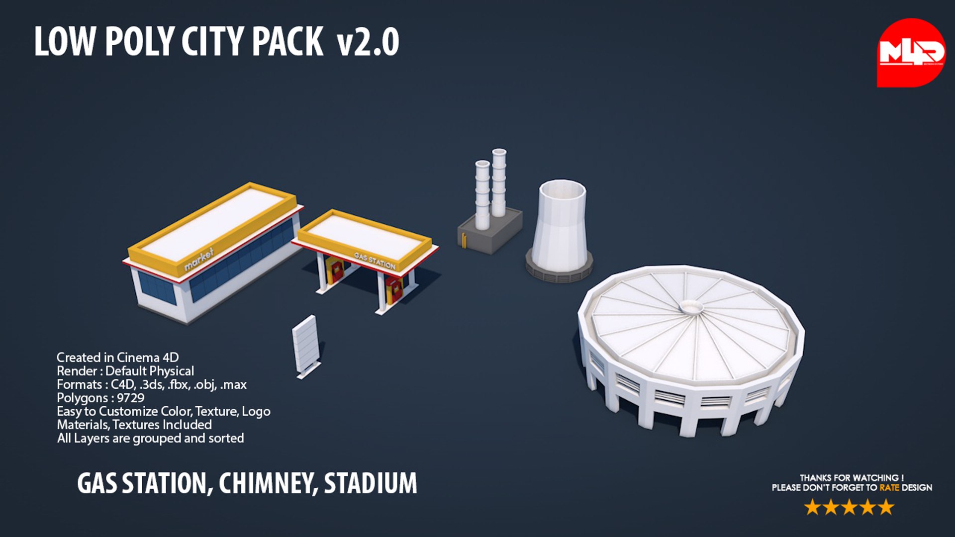 Pack Town Model - TurboSquid 1320707