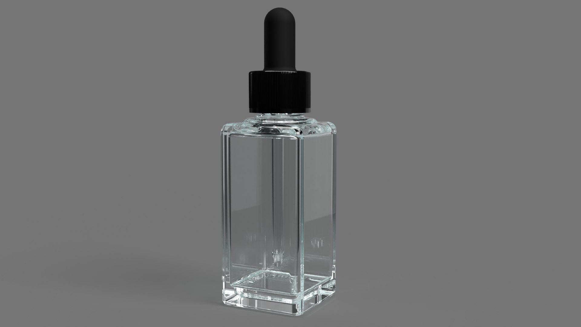 Square Dropper Bottle 3D Model - TurboSquid 2008476
