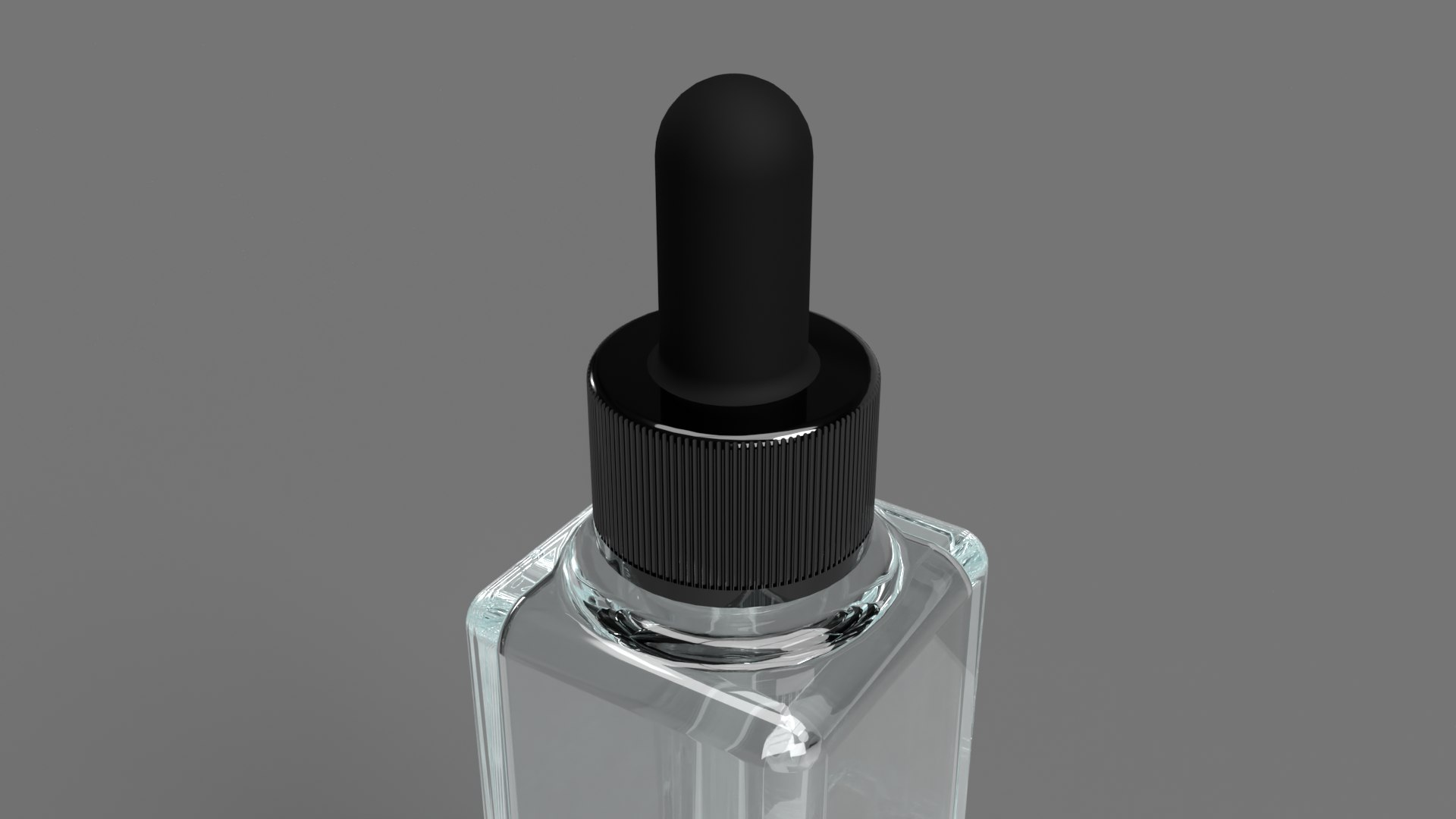 Square Dropper Bottle 3D Model - TurboSquid 2008476