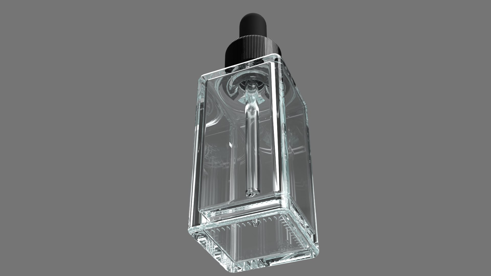 Square Dropper Bottle 3D Model - TurboSquid 2008476