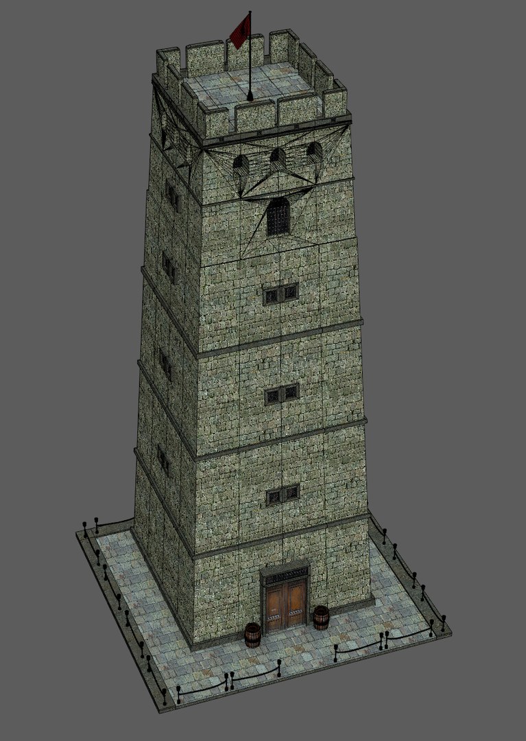3D model guard tower - TurboSquid 1406195