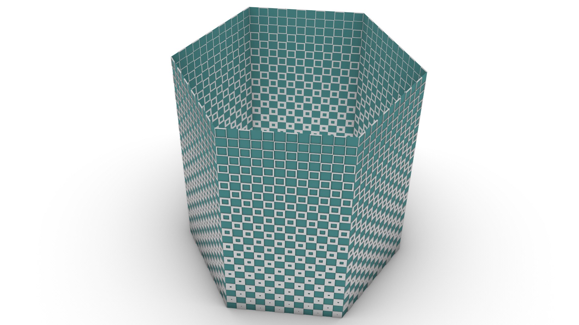 3D Model Parametric Square Pattern Hexagon - TurboSquid 2345235