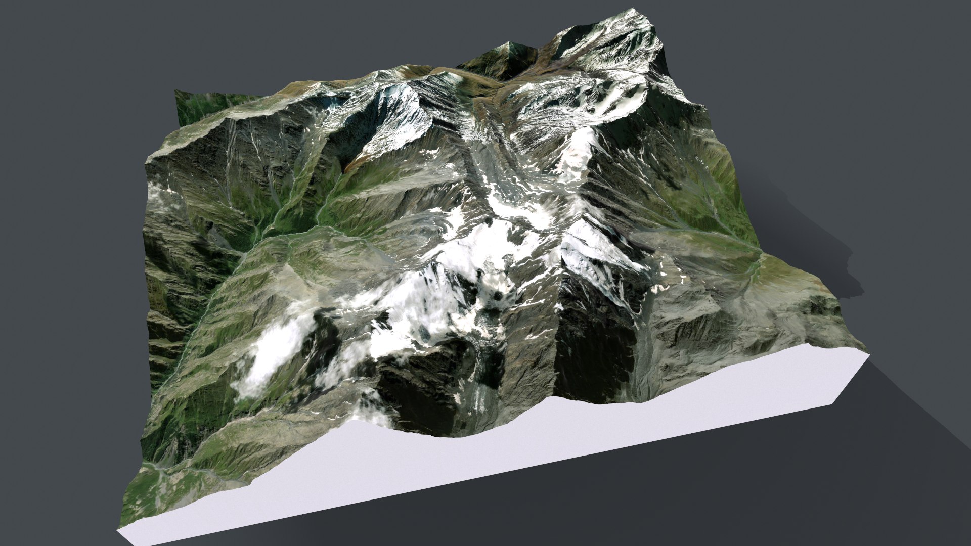 Mountain landscape Tebulosmta 4492 m Russia Checenija 3D - TurboSquid ...