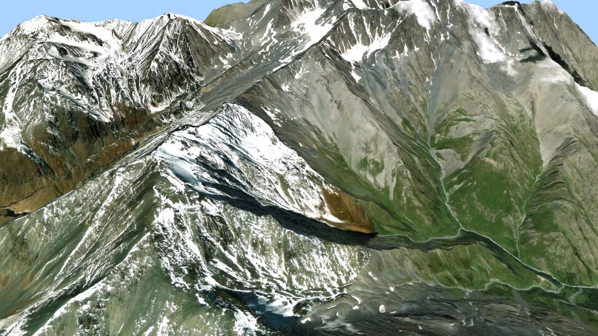 Mountain landscape Tebulosmta 4492 m Russia Checenija 3D - TurboSquid ...