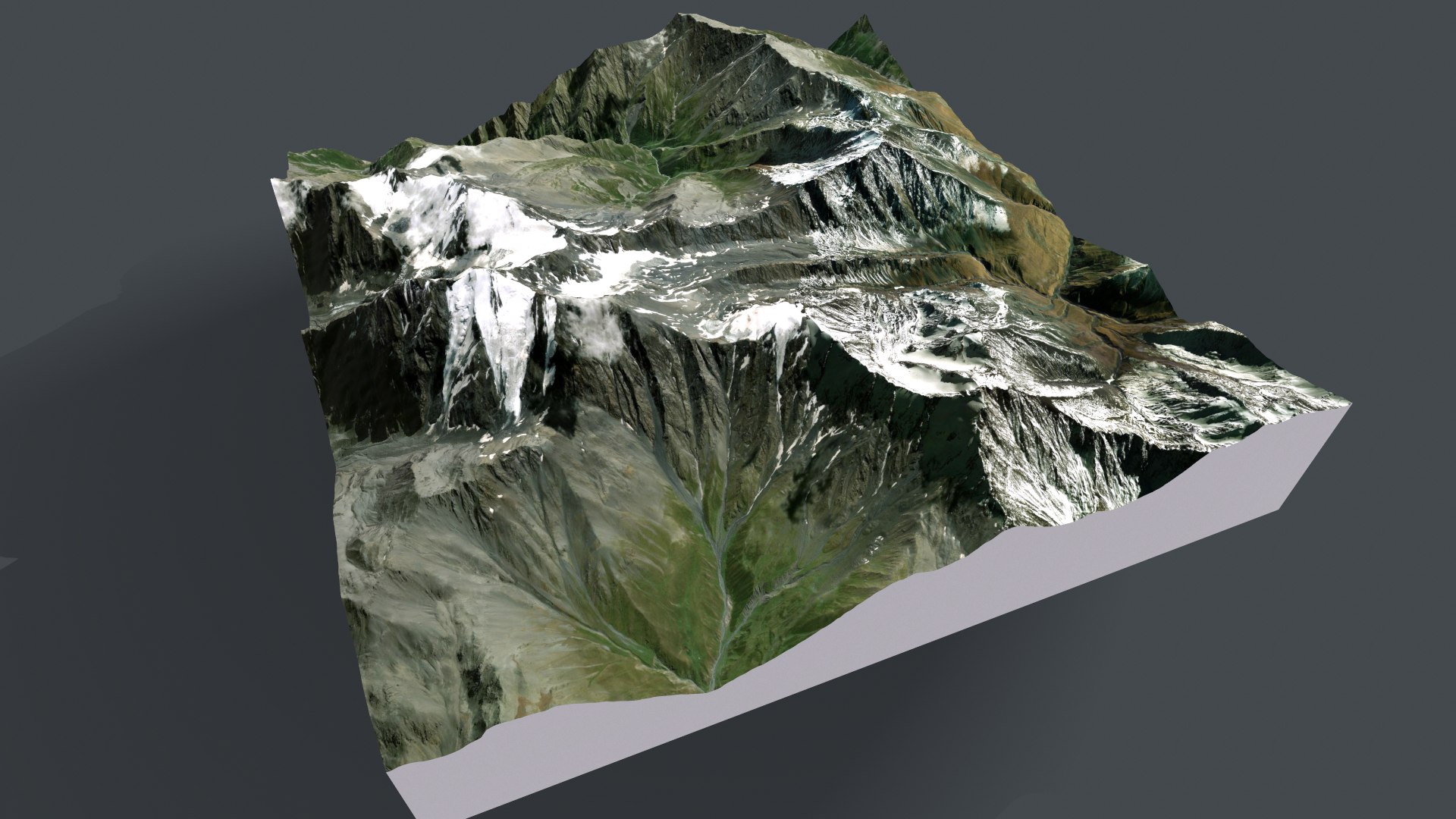 Mountain landscape Tebulosmta 4492 m Russia Checenija 3D - TurboSquid ...