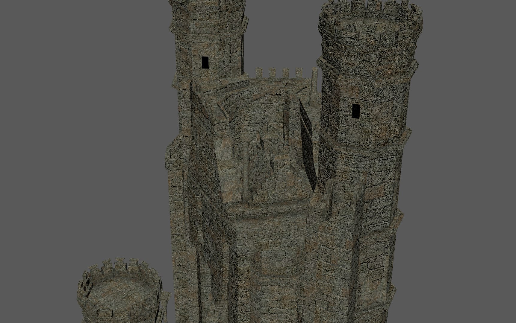 Fantasy Castle Ruins 3D Model - TurboSquid 1869552