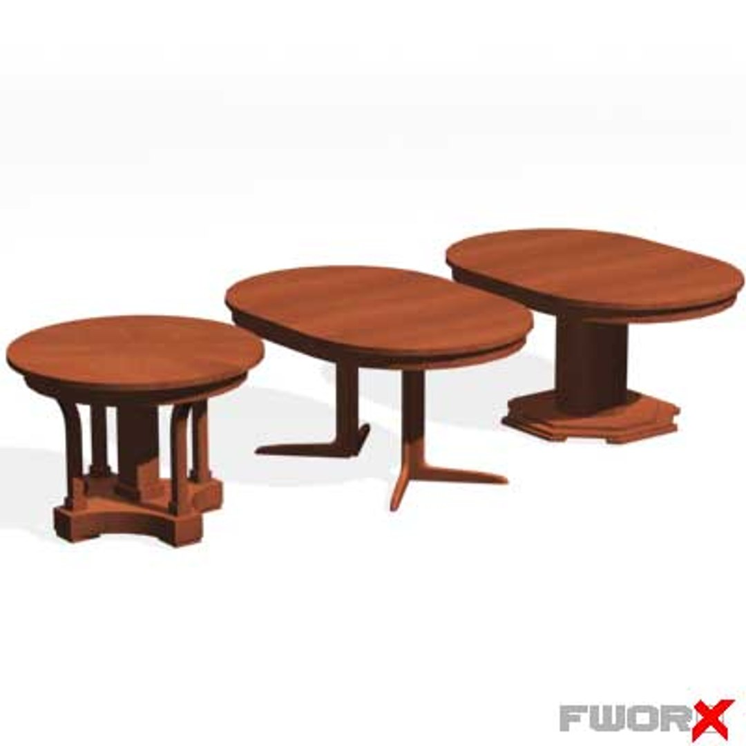 3d tables set