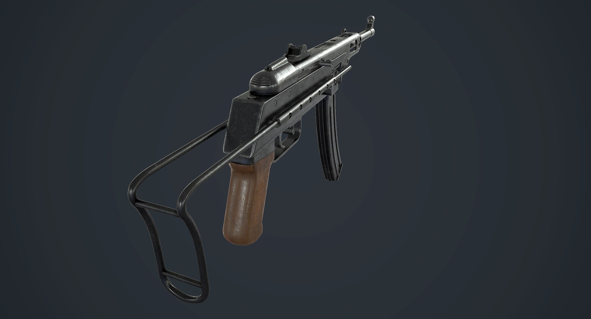 3d K-50m Submachine Gun