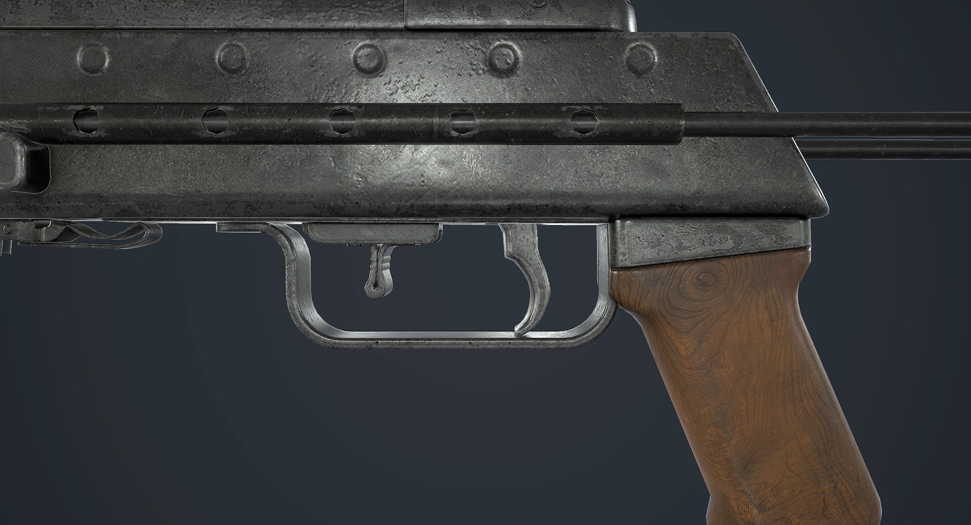 3d K-50m Submachine Gun