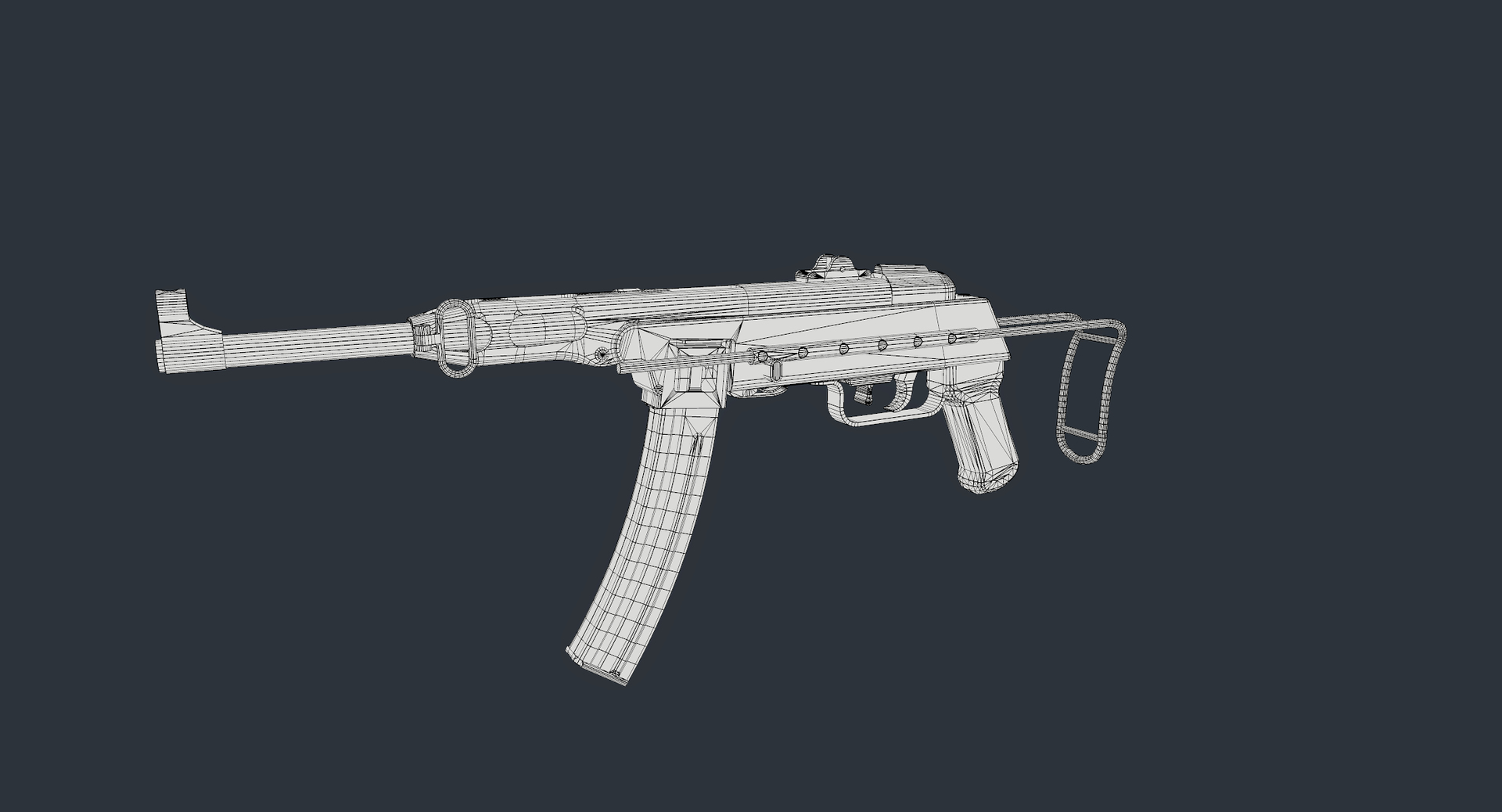 3d K-50m Submachine Gun