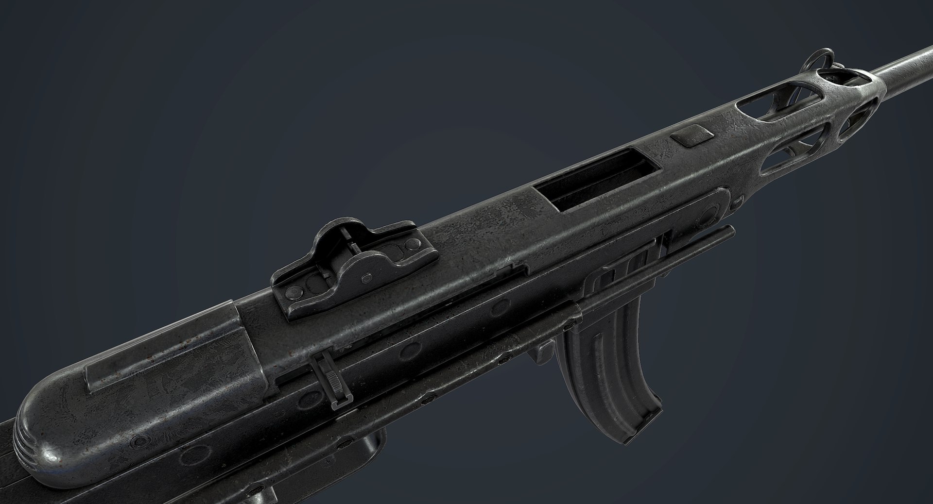 3d K-50m Submachine Gun