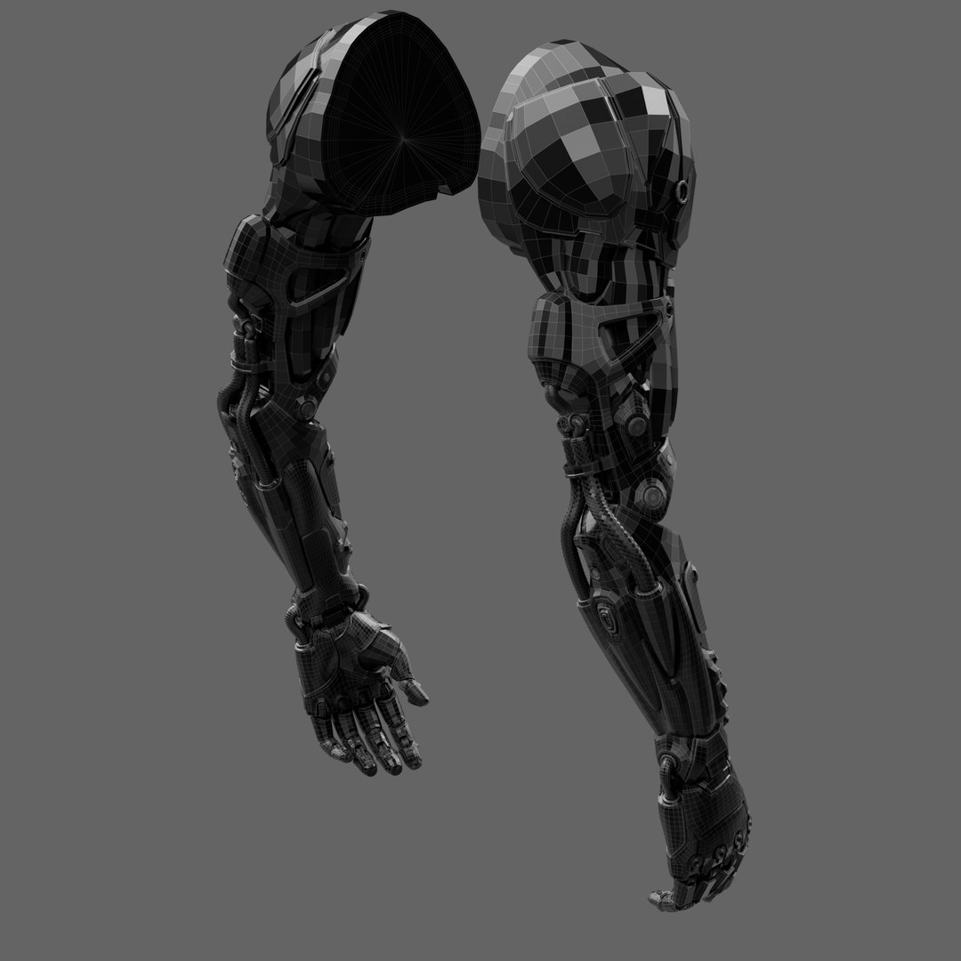Realistic Cyberpunk Arm Augment 3D model - TurboSquid 1960790