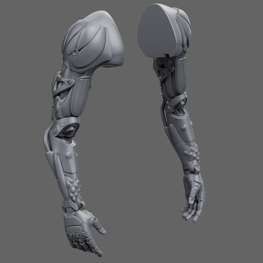 Realistic Cyberpunk Arm Augment 3D Model - TurboSquid 1960790
