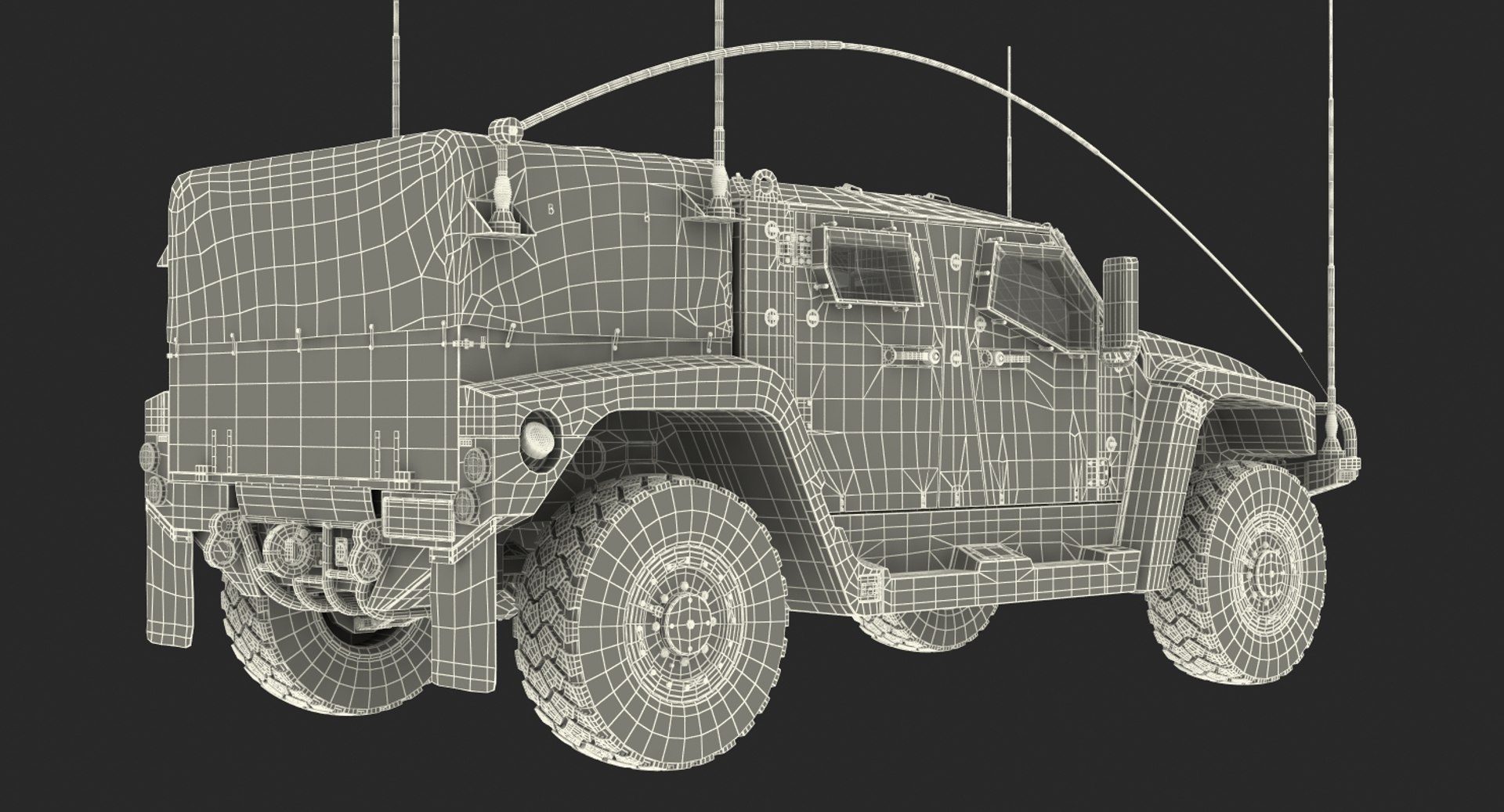 3D Hawkei Thales 4x4 Vehicle - TurboSquid 1360014