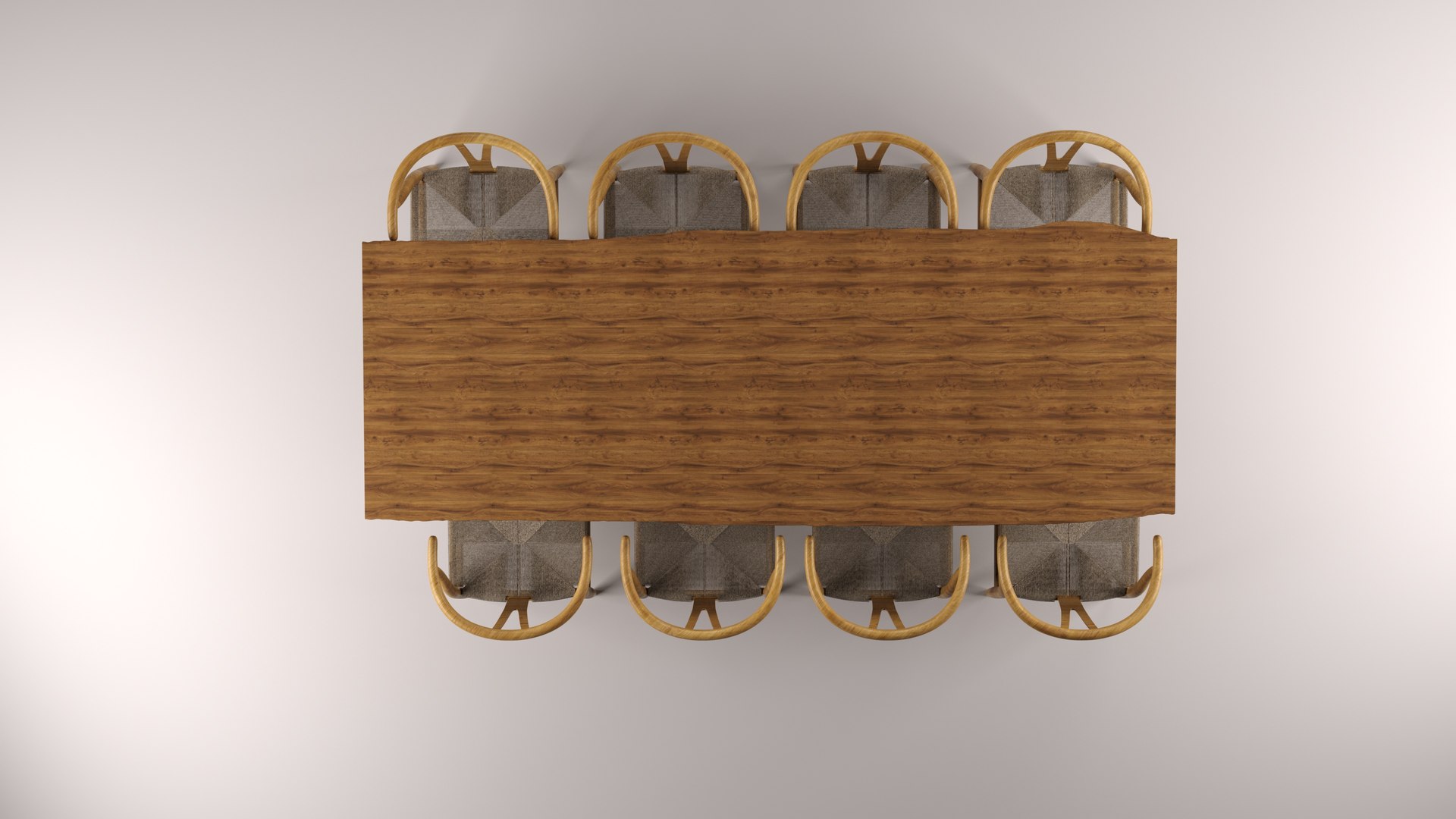 3D Wooden Organic Dining Table 3D Model - TurboSquid 1832402