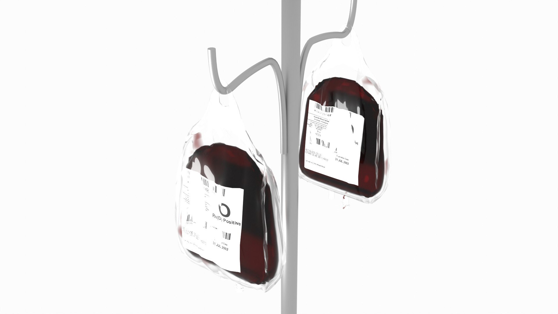 Blood Bag Dropper Stand 3D Model - TurboSquid 1977157