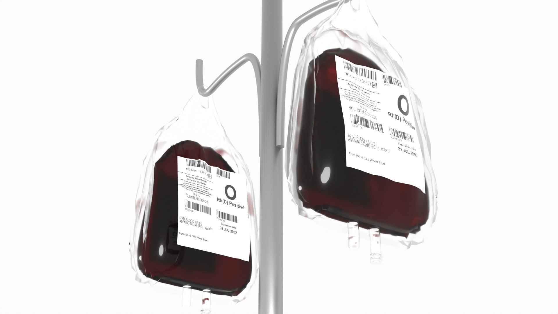 Blood Bag Dropper Stand 3D Model - TurboSquid 1977157