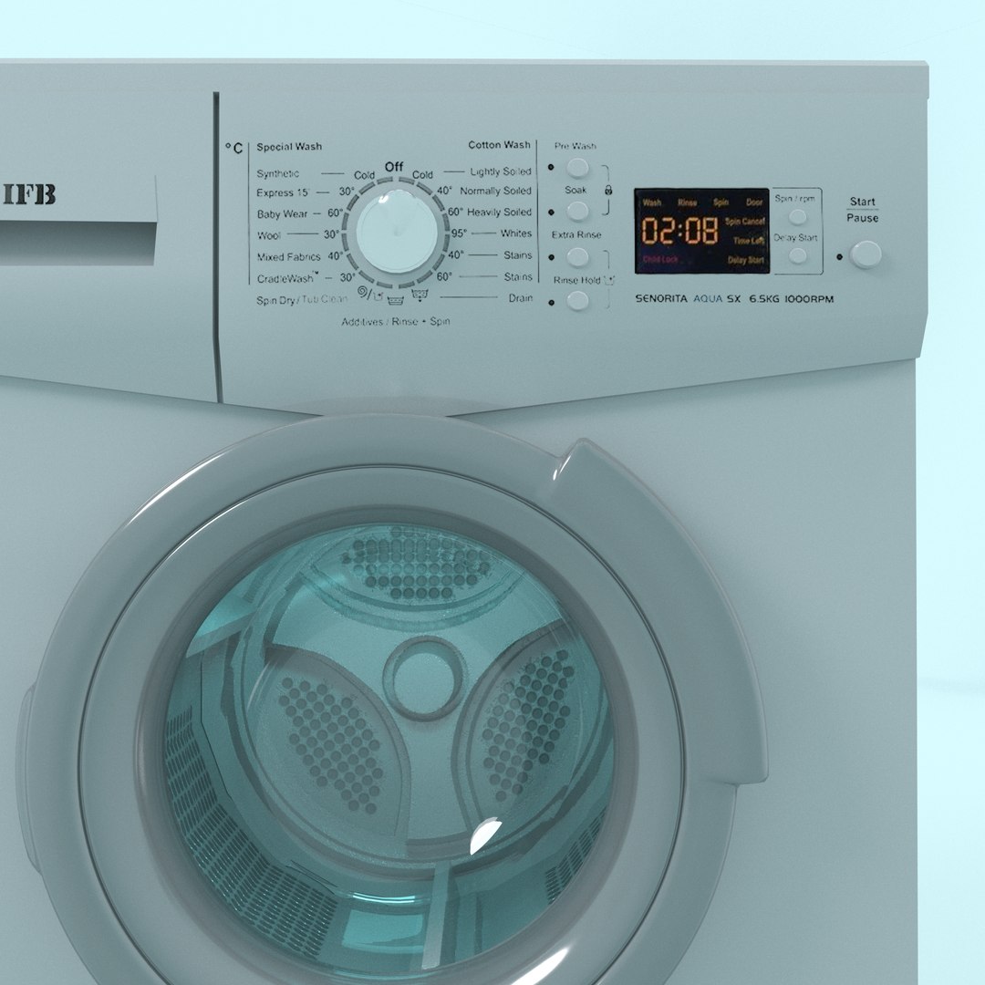 Washing Machine Ifb 3D Model - TurboSquid 1432066