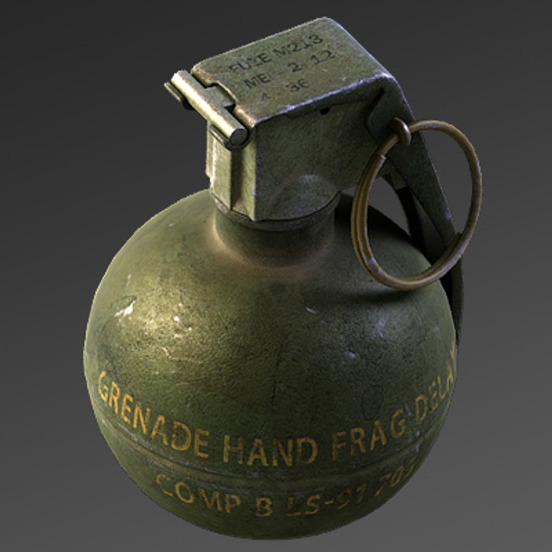 M67 Grenade Max8 3d Model