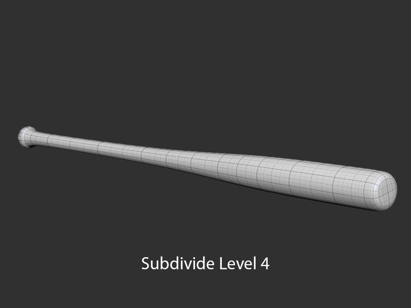 Free Baseball Bat 3d Model