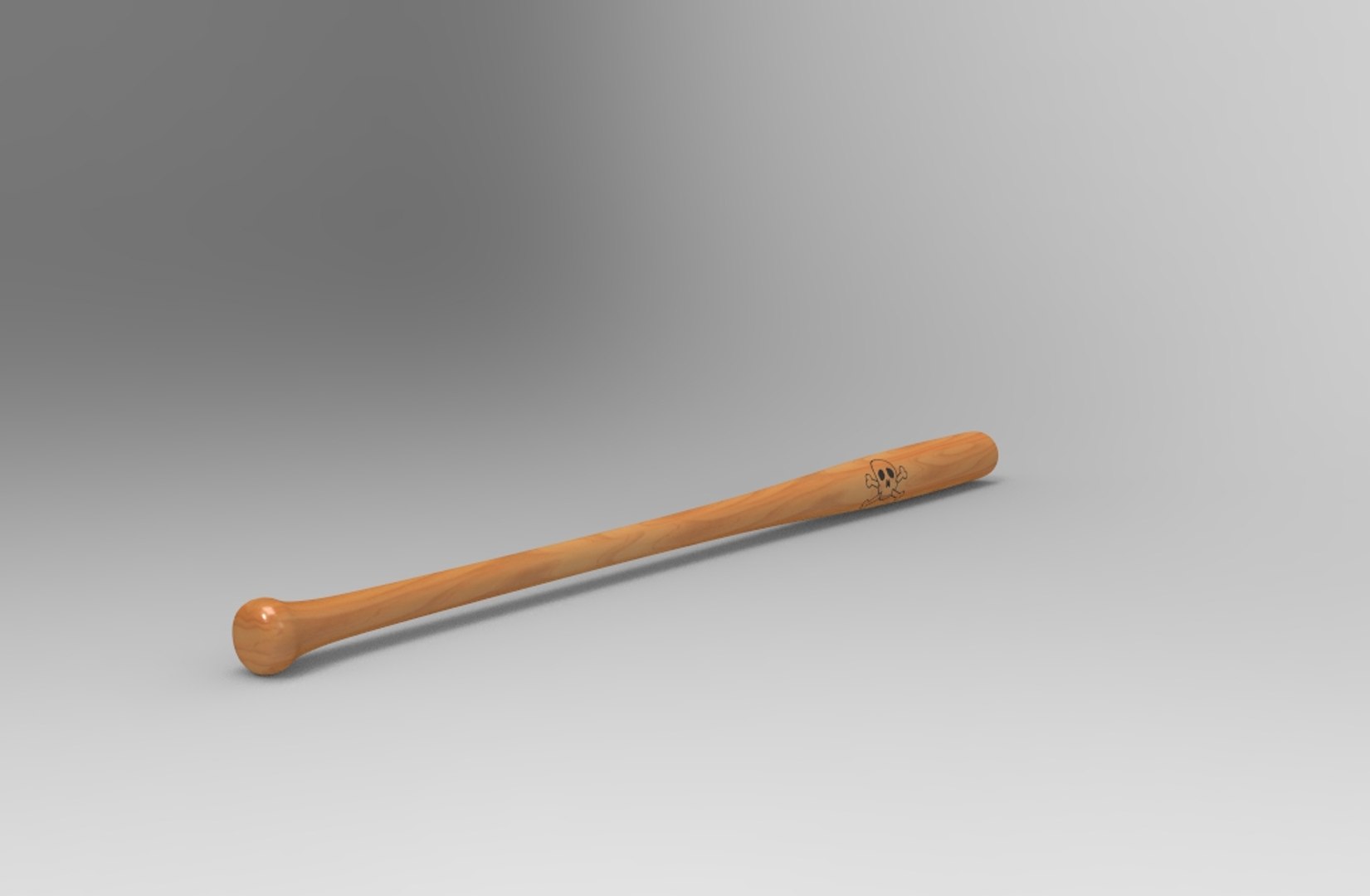 Free Baseball Bat 3d Model