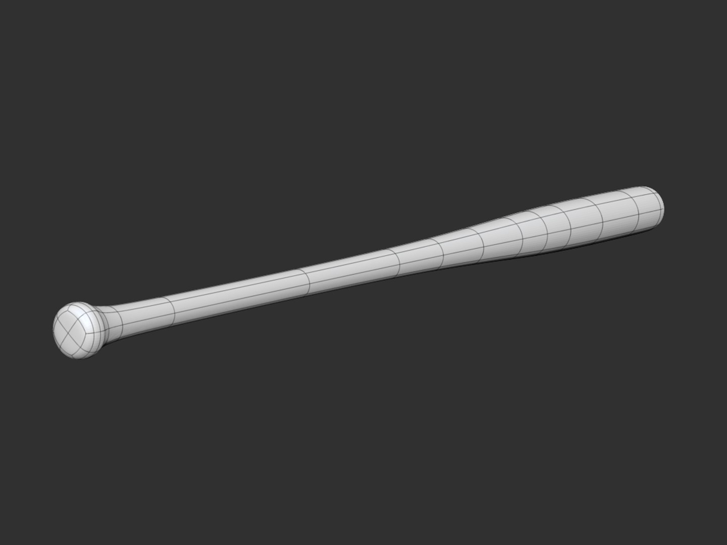 Free Baseball Bat 3d Model