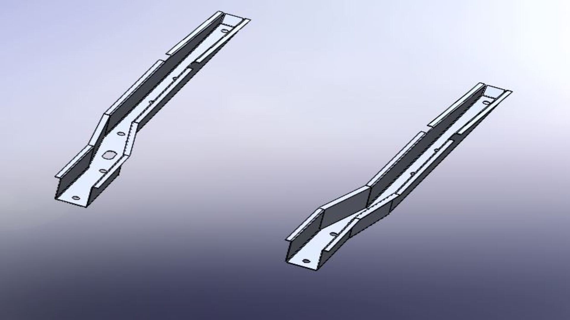 Nissan Silvia240sx S14 Frame Rails 3D model - TurboSquid 2170927