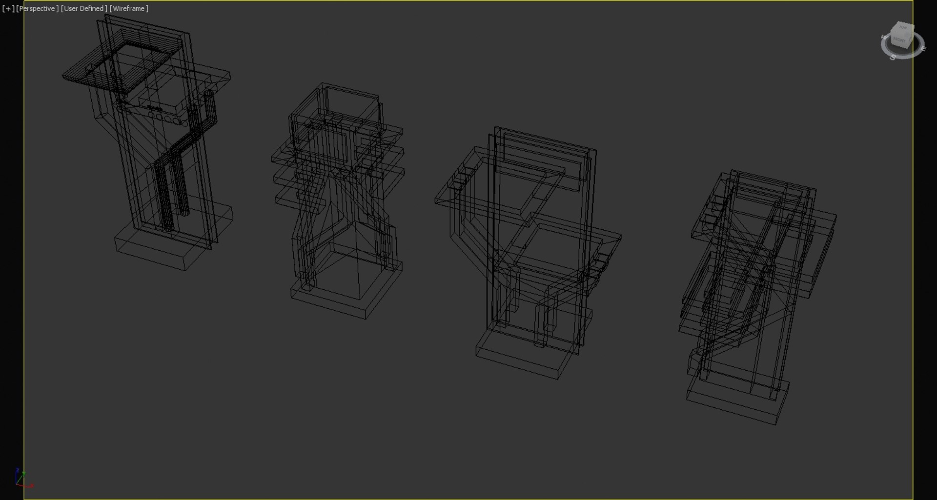 Expo Stand Pipes 3D Model - TurboSquid 1431432