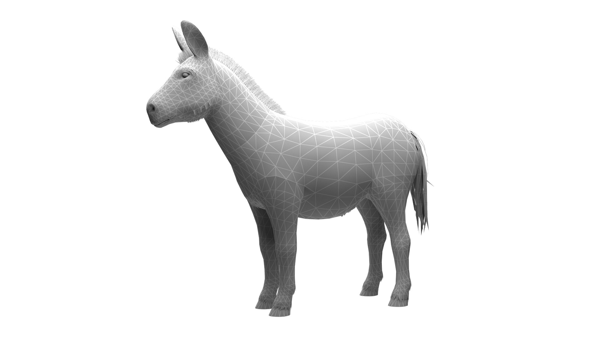 Animated Donkey 3D - TurboSquid 2153207