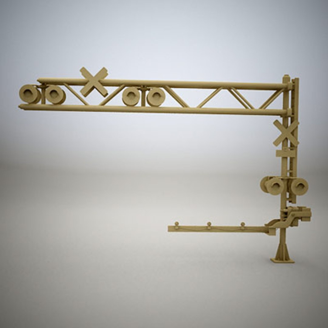 3ds railroad crossing gate