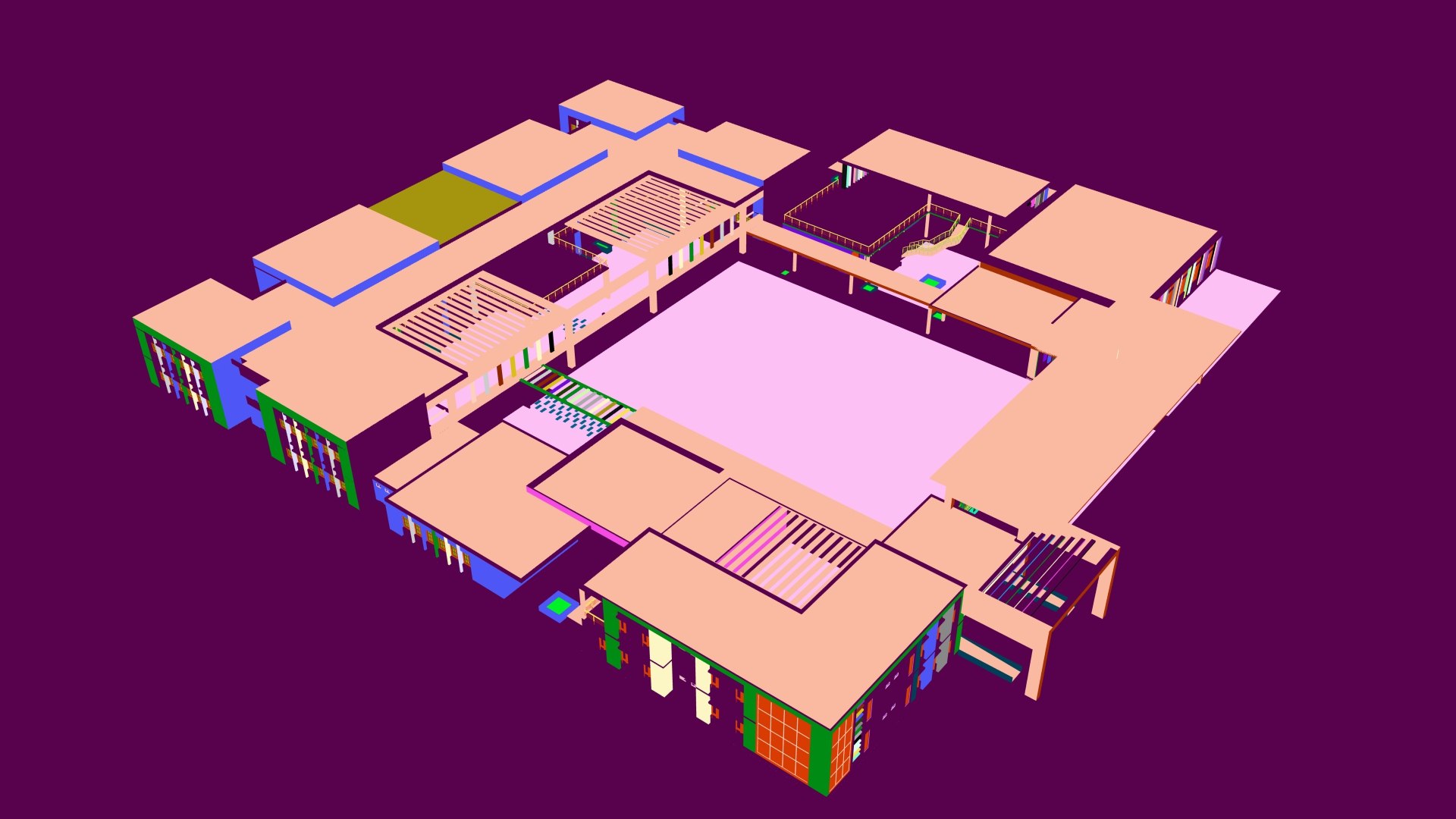 3D Contemporary Innovative Education Center 3D Model - TurboSquid 2517210