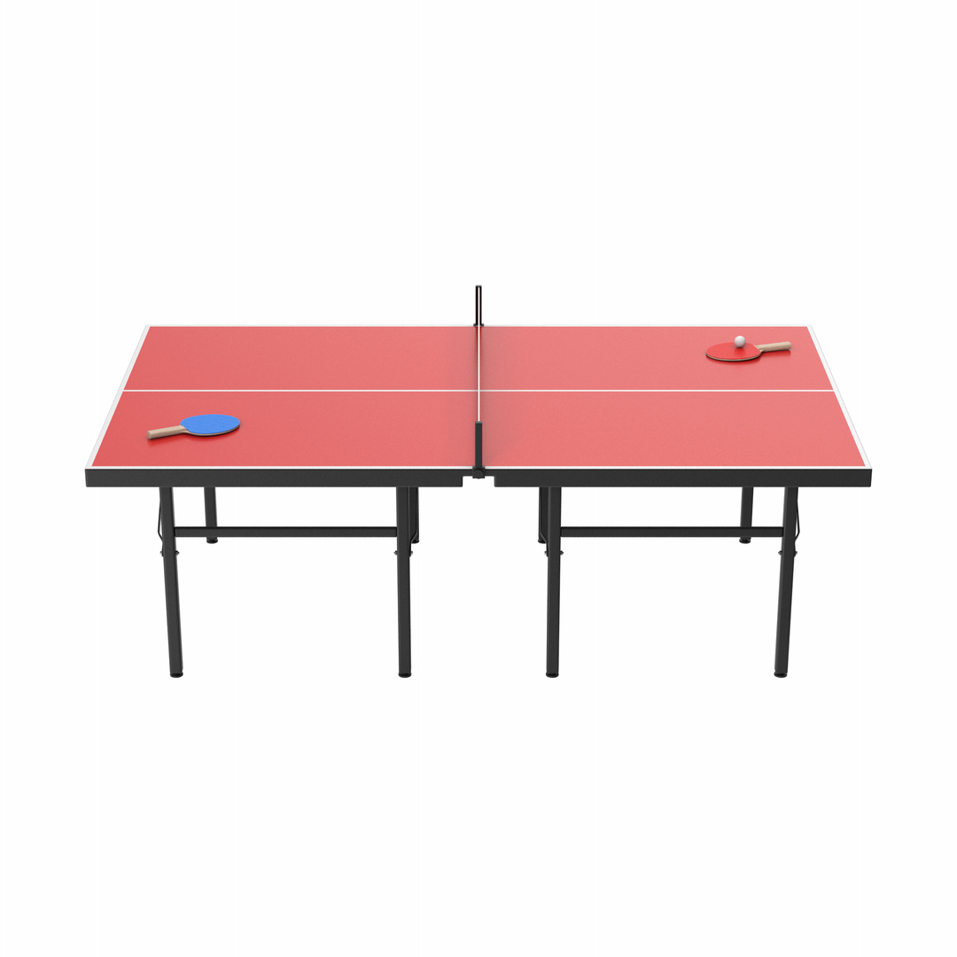 3D Red Table Tennis Table Set Model - TurboSquid 2170924