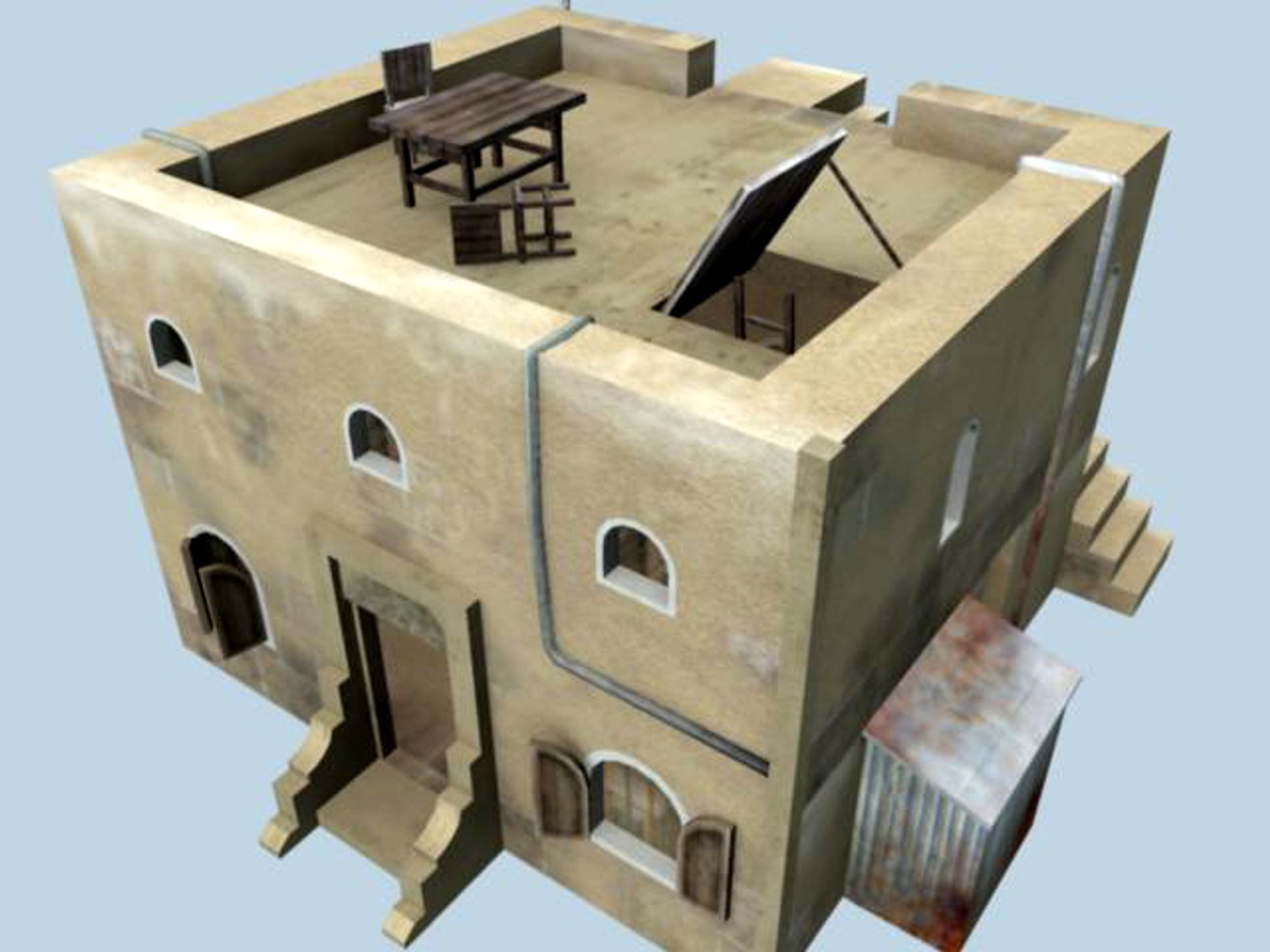 Iraqi House Interior Obj