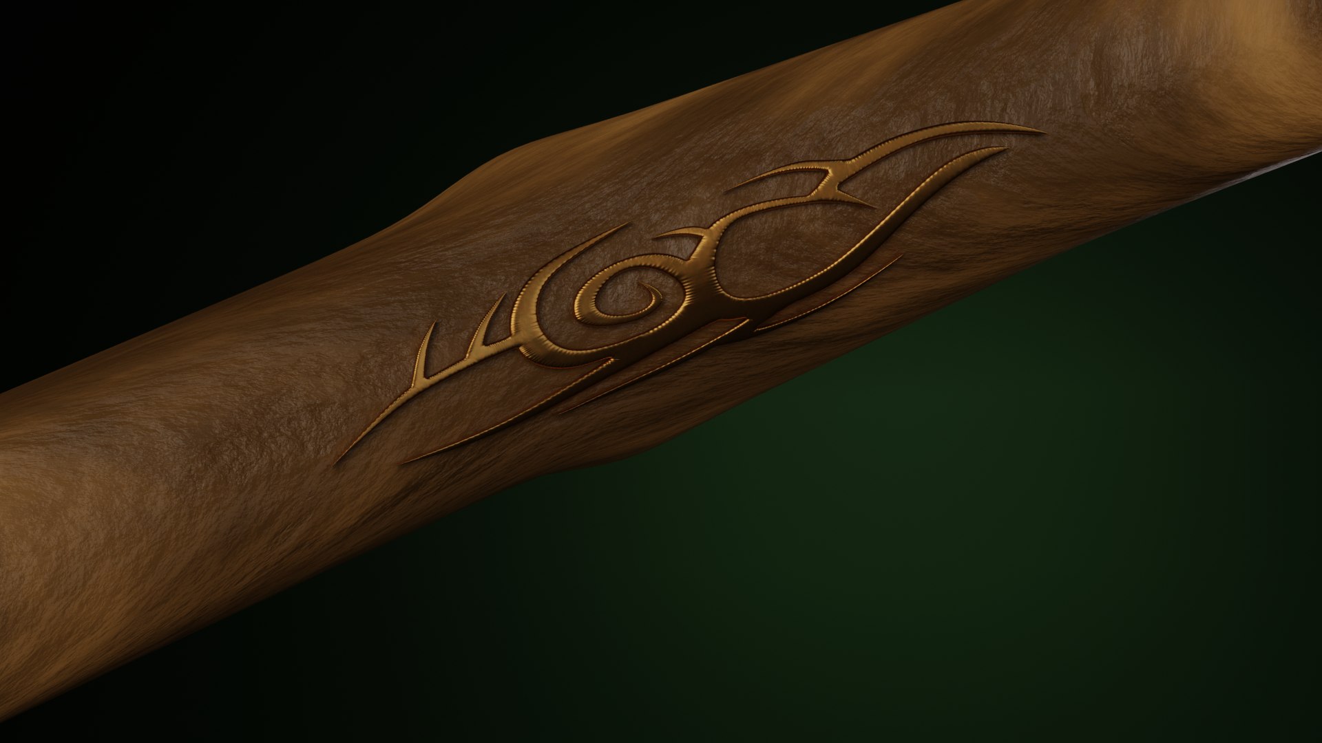 Free Simple Elven Bow 3D - TurboSquid 2136667