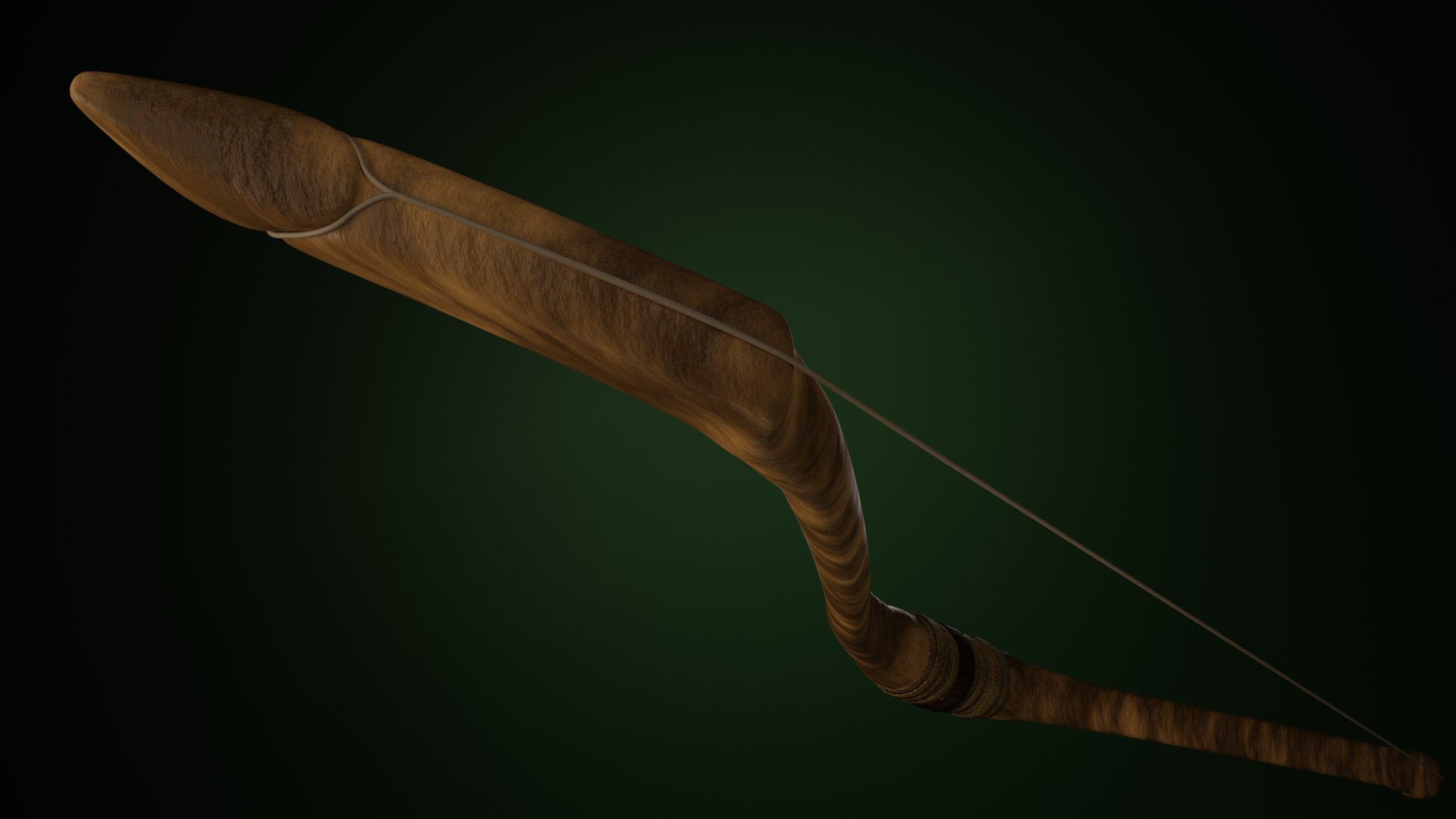 Free Simple Elven Bow 3D - TurboSquid 2136667