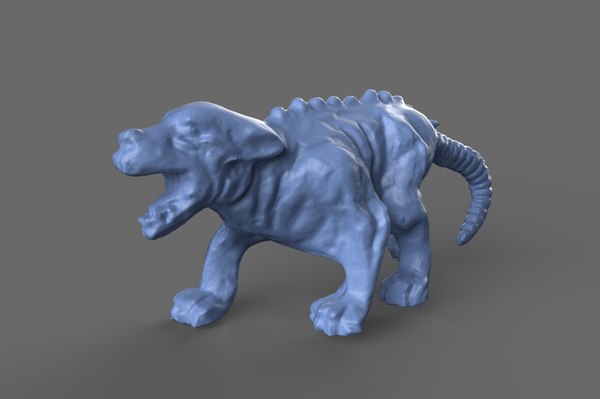 3D zombie dog miniature model - TurboSquid 1241876