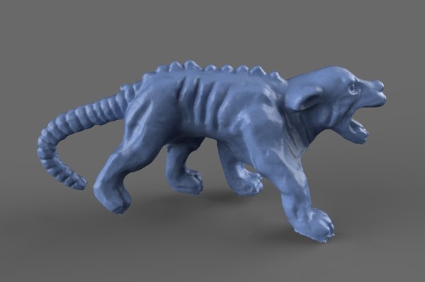 3D zombie dog miniature model - TurboSquid 1241876