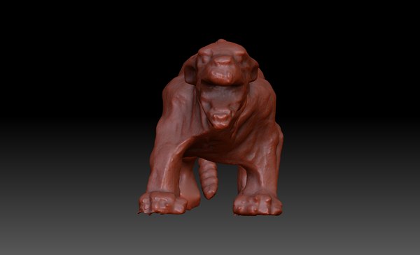 3D zombie dog miniature model - TurboSquid 1241876