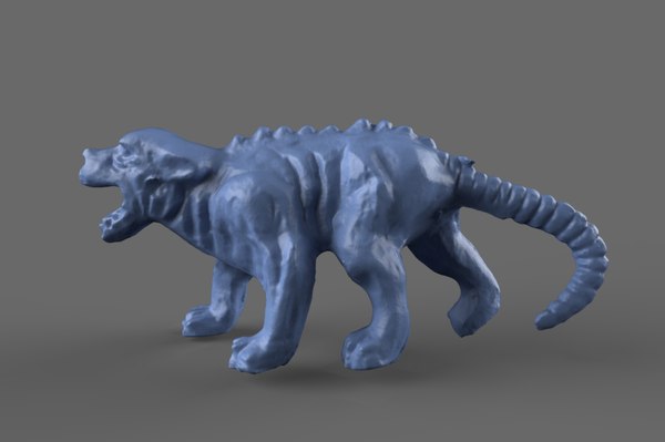 3D zombie dog miniature model - TurboSquid 1241876