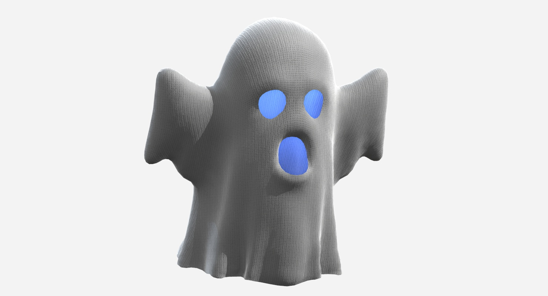 3D Little Cartoon Ghost Model - TurboSquid 1337069