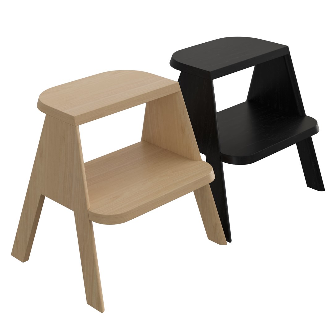 3D Butler Stool Model - TurboSquid 1946491
