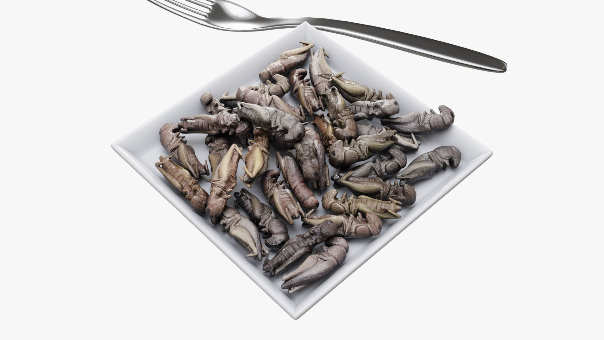 Crickets Edible Insects 3D Model - TurboSquid 2505179
